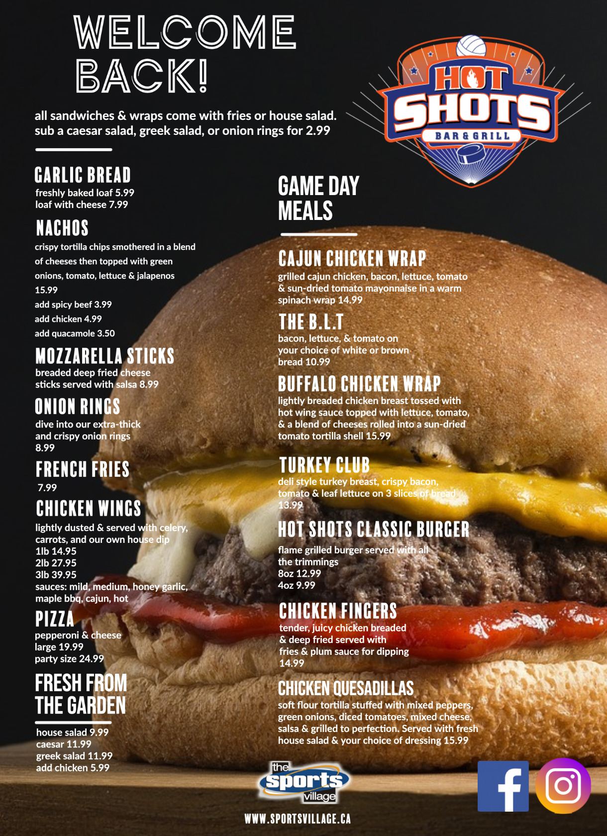 Hot Shots Bar & Grill | The Sports Village